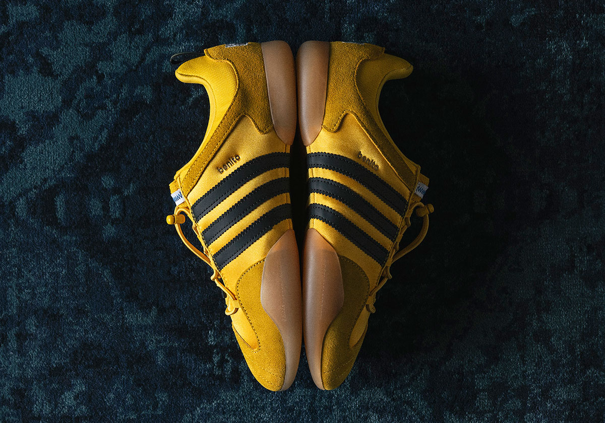 Bad Bunny adidas Ballerina "Bold Gold" JQ9230 | SneakerNews.com