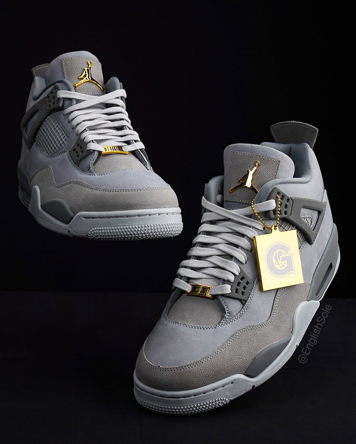 Air Jordan 4 "Georgetown Hoyas" PE 2025 | SneakerNews.com