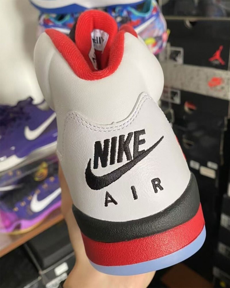 Fire Red Jordan 5 Black Tongue HQ7978-101 | SneakerNews.com