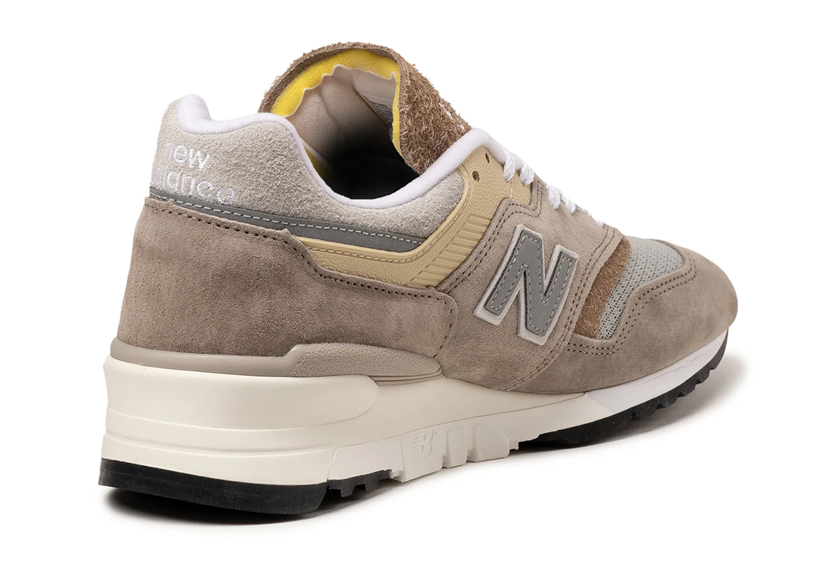 New Balance 997 Made In USA "Light Mushroom/Mirage Grey" U997MG | SneakerNews.com