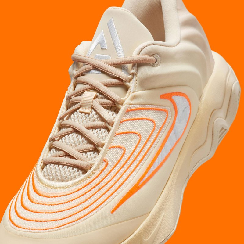 Nike Giannis Immortality 4 "Light Khaki/Alabaster/Total Orange" FQ3680-200 | SneakerNews.com