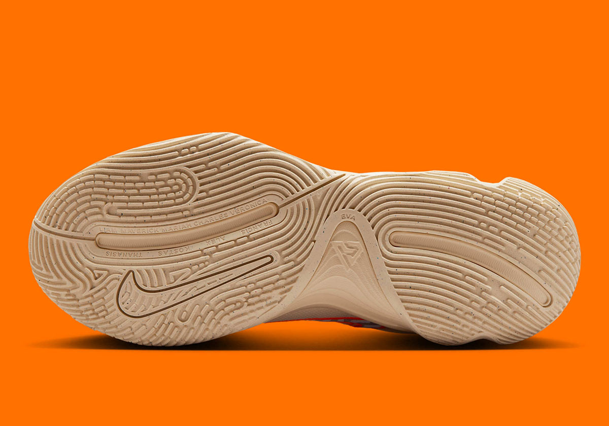 Nike Giannis Immortality 4 "Light Khaki/Alabaster/Total Orange" FQ3680-200 | SneakerNews.com