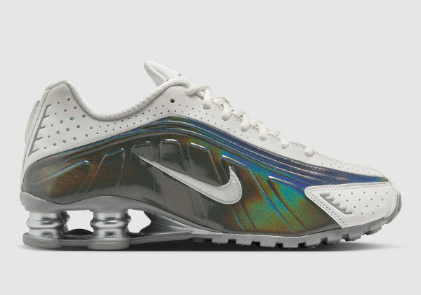 Nike Shox R4 Iridescent IB7703-100 | SneakerNews.com