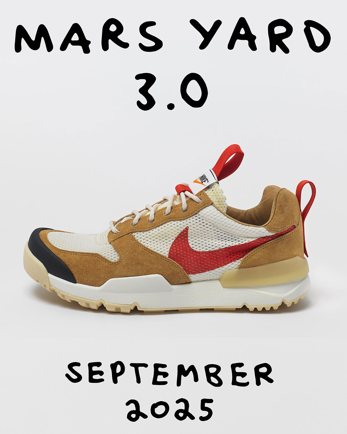 Tom Sachs Nike Mars Yard 3.0 2025 | SneakerNews.com