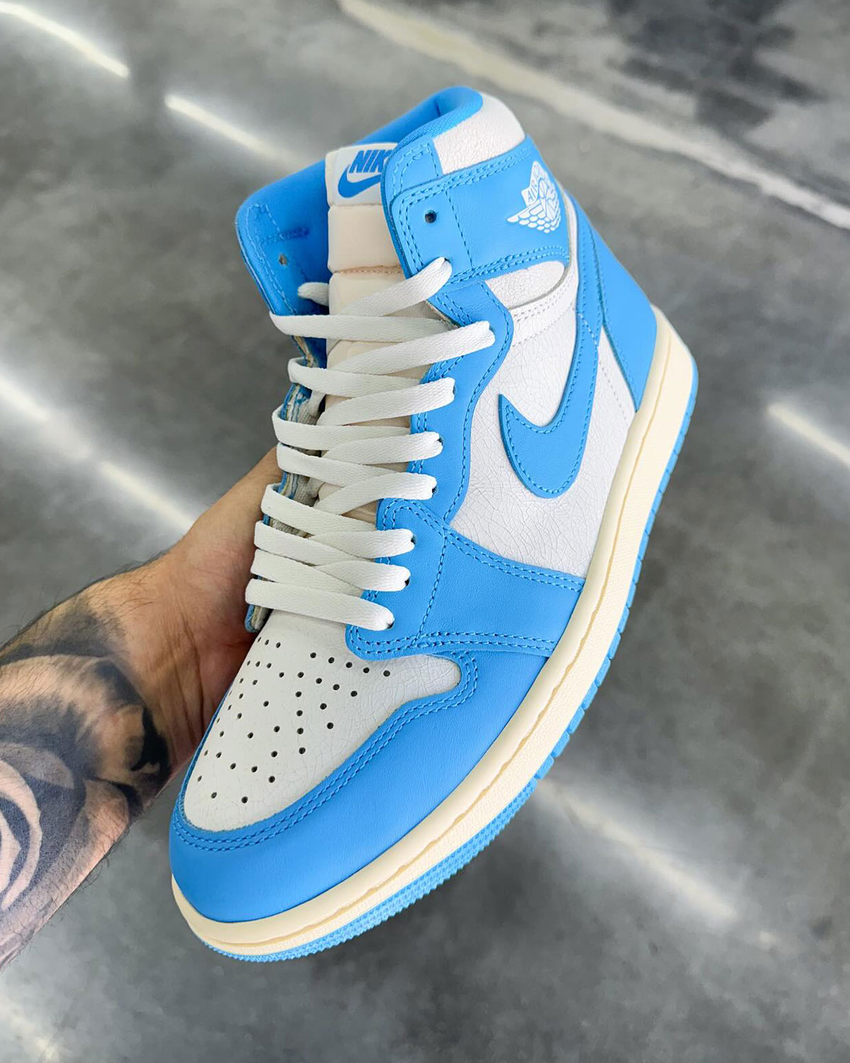 Air Jordan 1 UNC Reimagined DZ5485-402 | SneakerNews.com