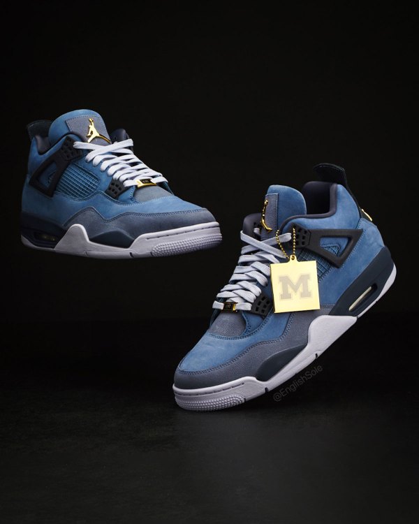 Air Jordan 4 "Michigan" PE 2025 | SneakerNews.com