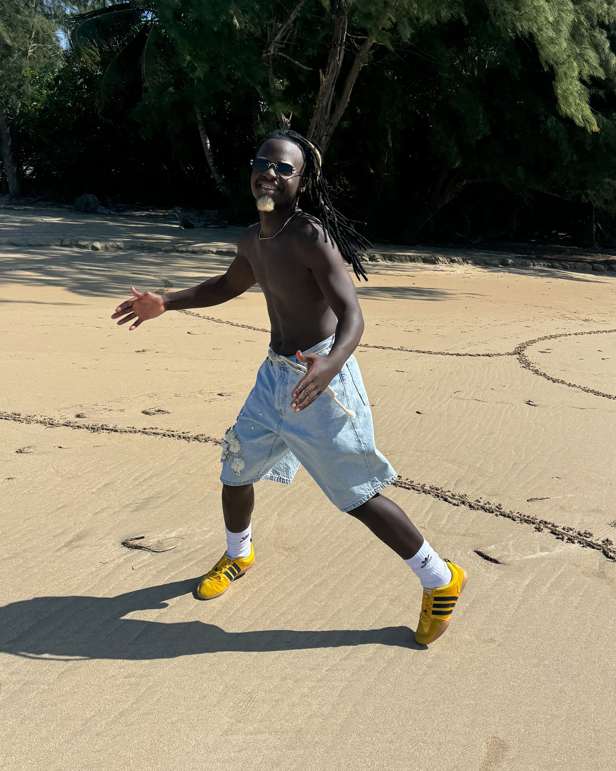 Bad Bunny Ballerina adidas Gold JQ9230 | SneakerNews.com