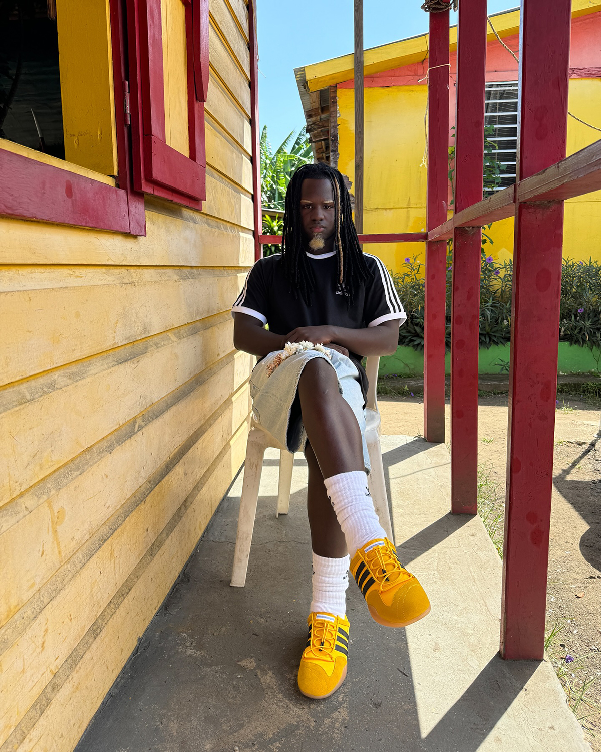 Bad Bunny Ballerina adidas Gold JQ9230 | SneakerNews.com