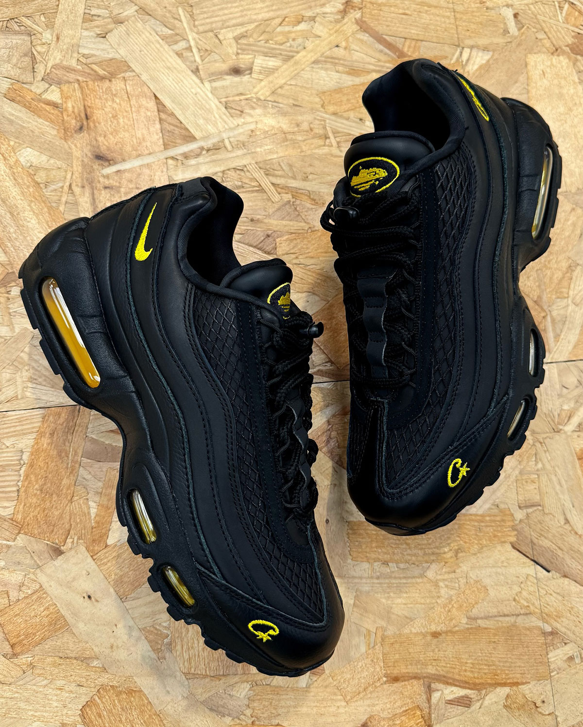Corteiz Nike Air Max 95 Honey Blacks Release Date | SneakerNews.com