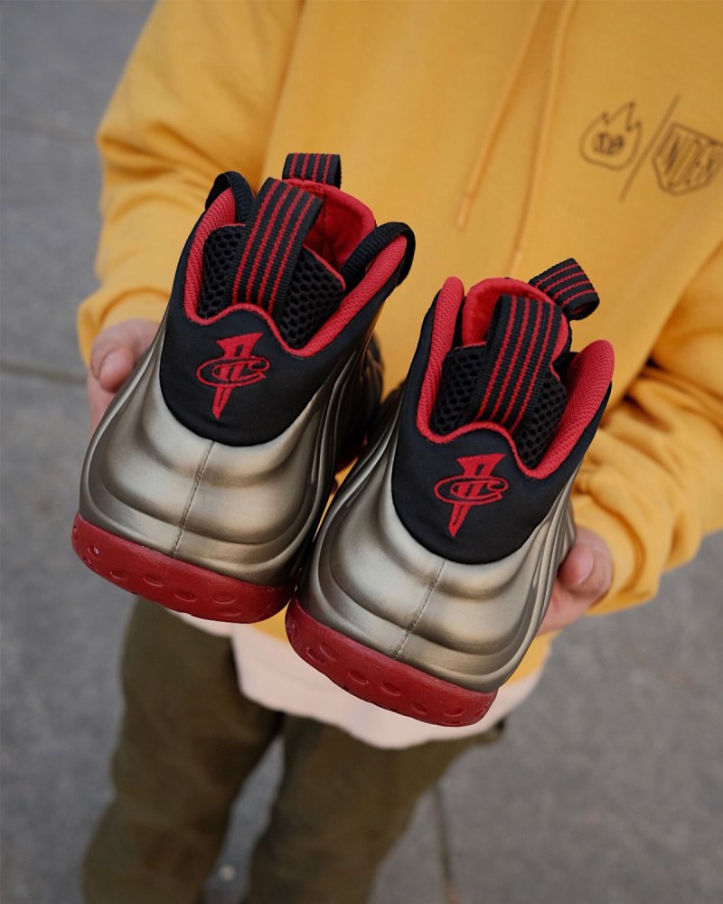 Nike Air Foamposite One "Bronze Cough Drop" Sample | SneakerNews.com