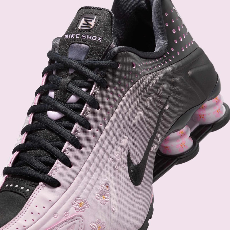 Cherry Blossoms Nike Shox R4 IB8872-600 SneakerNews.com