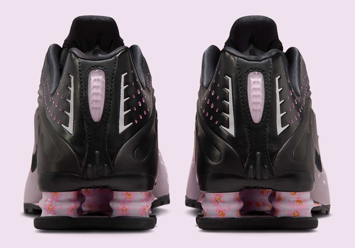 Cherry Blossoms Nike Shox R4 IB8872-600 SneakerNews.com