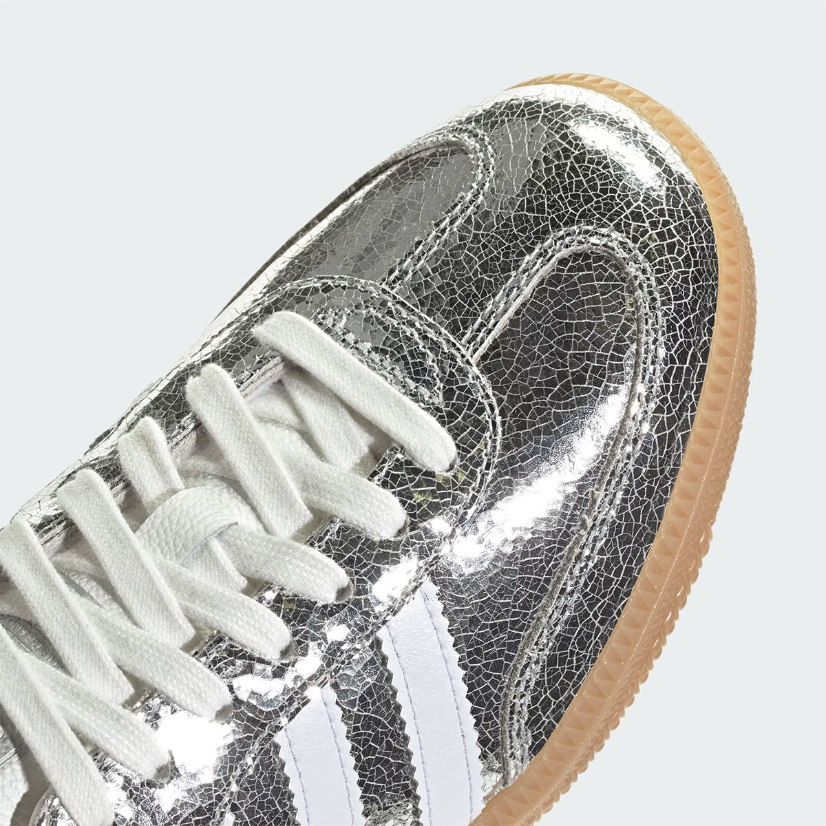 adidas Samba Cracked Metallic JR0035 | SneakerNews.com