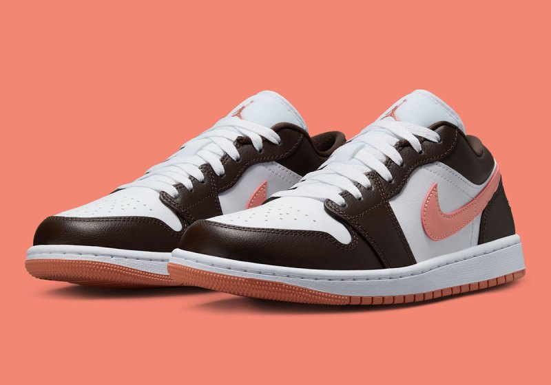 Air Jordan 1 Low "Brown/Pink" DC0774-182 | SneakerNews.com