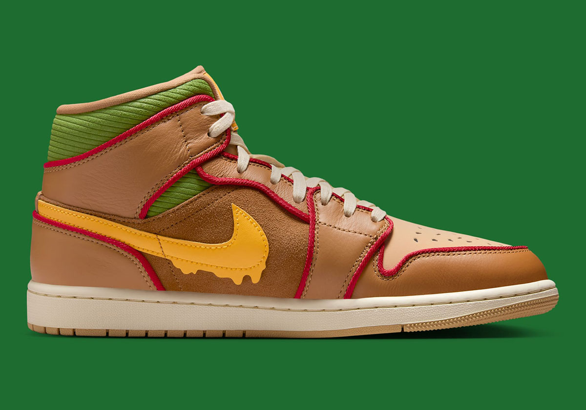 Air Jordan 1 Mid "Cheeseburger" IB7403-224 | SneakerNews.com