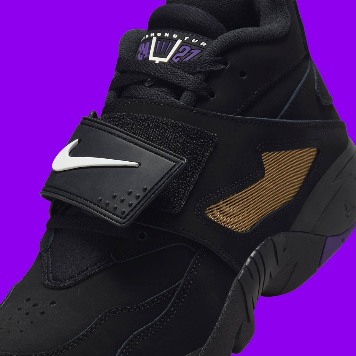 Nike Air Diamond Turf "Ravens" HV2282-001 | SneakerNews.com