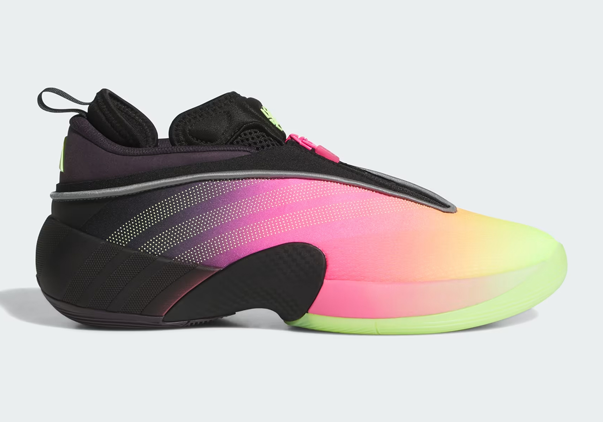 adidas D.O.N. Issue 7 "Aurora Black/Lucid Pink/Hi-Res Yellow" JR7697 | SneakerNews.com