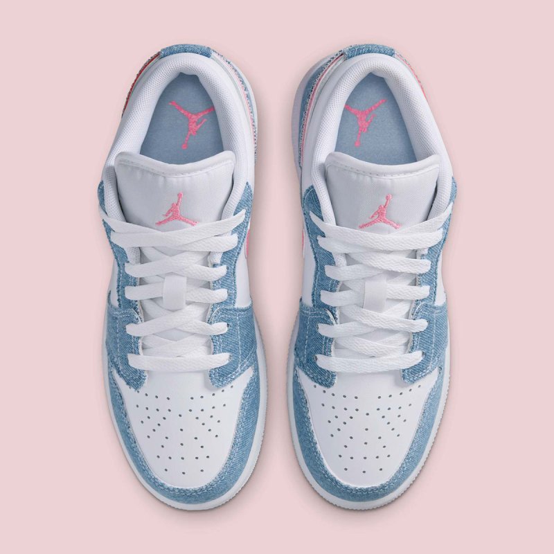 Air Jordan 1 Low Denim Sequin HQ2001-400 | SneakerNews.com