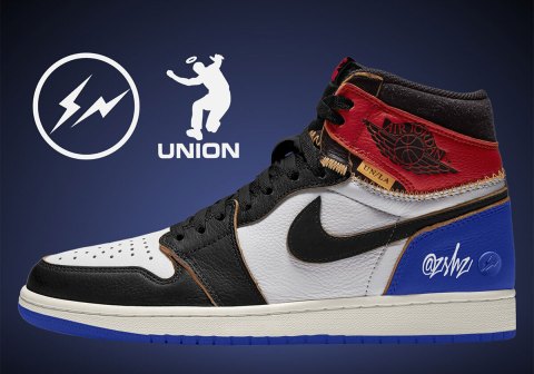 Fragment Design Union LA Air Jordan 1 IO7847-002 | SneakerNews.com