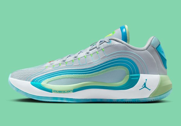Jordan Luka 4 .77 "Laser Blue/Vapor Green/Football Grey" | SneakerNews.com