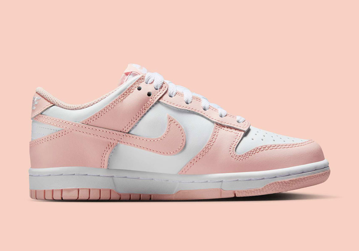 Nike Dunk Low GS Pink "Washed Coral" IF6172-100 | SneakerNews.com