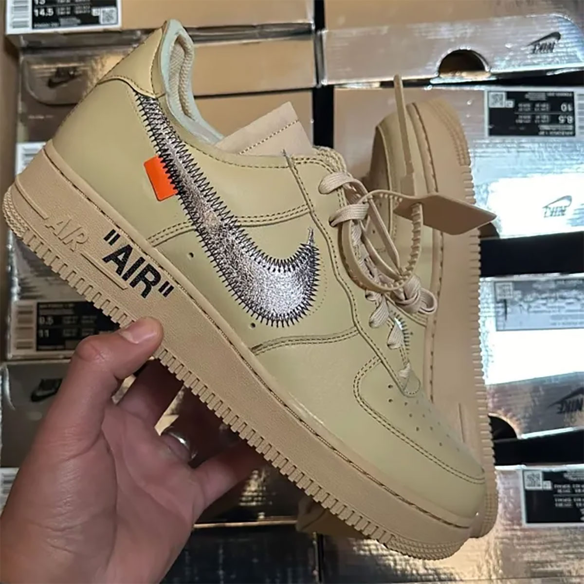Off-White Air Force 1 Sesame FD6900-200 | SneakerNews.com