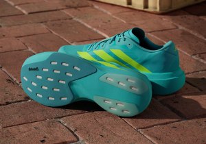 adidas adiZero EVO SL Flash Aqua JS4506 | SneakerNews.com