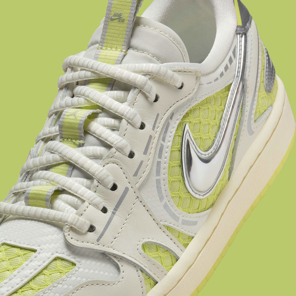 Air Jordan 1 Low Method Of Make v3 "Sail/Luminous Green" HQ2186-130 ...