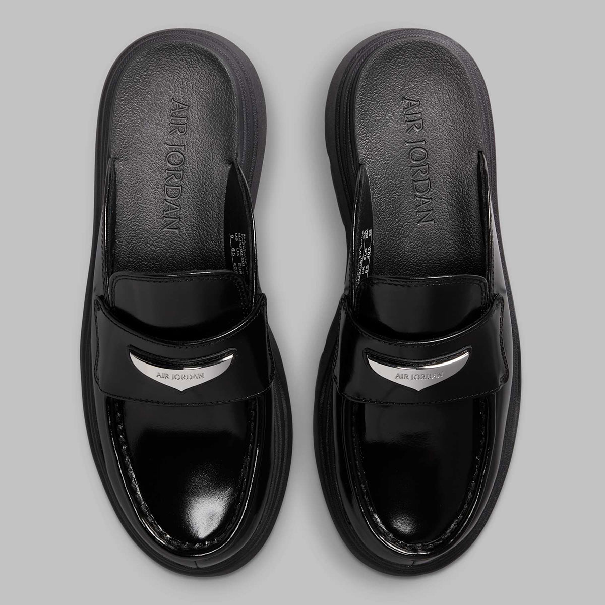 Air Jordan Mule Loafer "Black/Metallic Silver" HJ4292-001 | SneakerNews.com