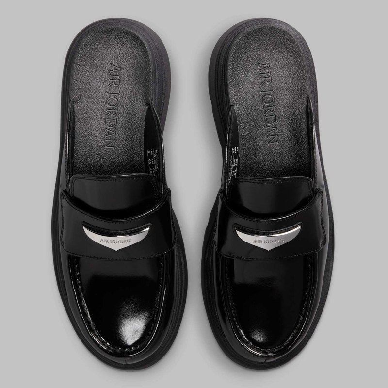 Air Jordan Mule Loafer "Black/Metallic Silver" HJ4292-001 | SneakerNews.com