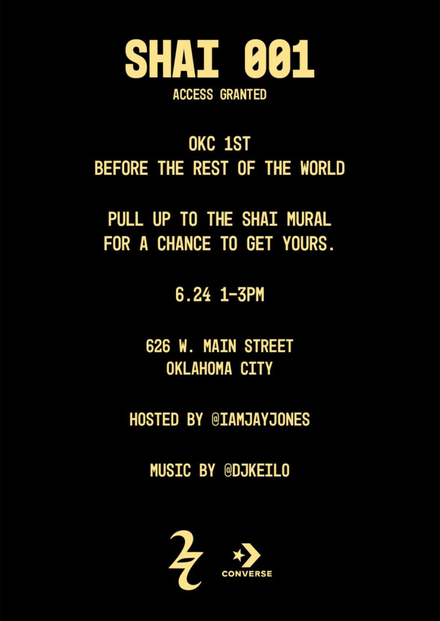 Converse SHAI 001 SGA Shoes OKC Release | SneakerNews.com