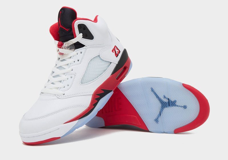 Air Jordan 5 "Fire Red" Black Tongue 2025 | SneakerNews.com