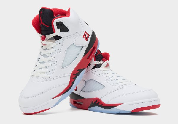 Air Jordan 5 "Fire Red" Black Tongue 2025 | SneakerNews.com