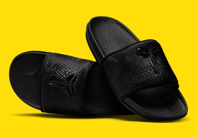 Nike Kobe Slides Triple Black IF2870-001 | SneakerNews.com