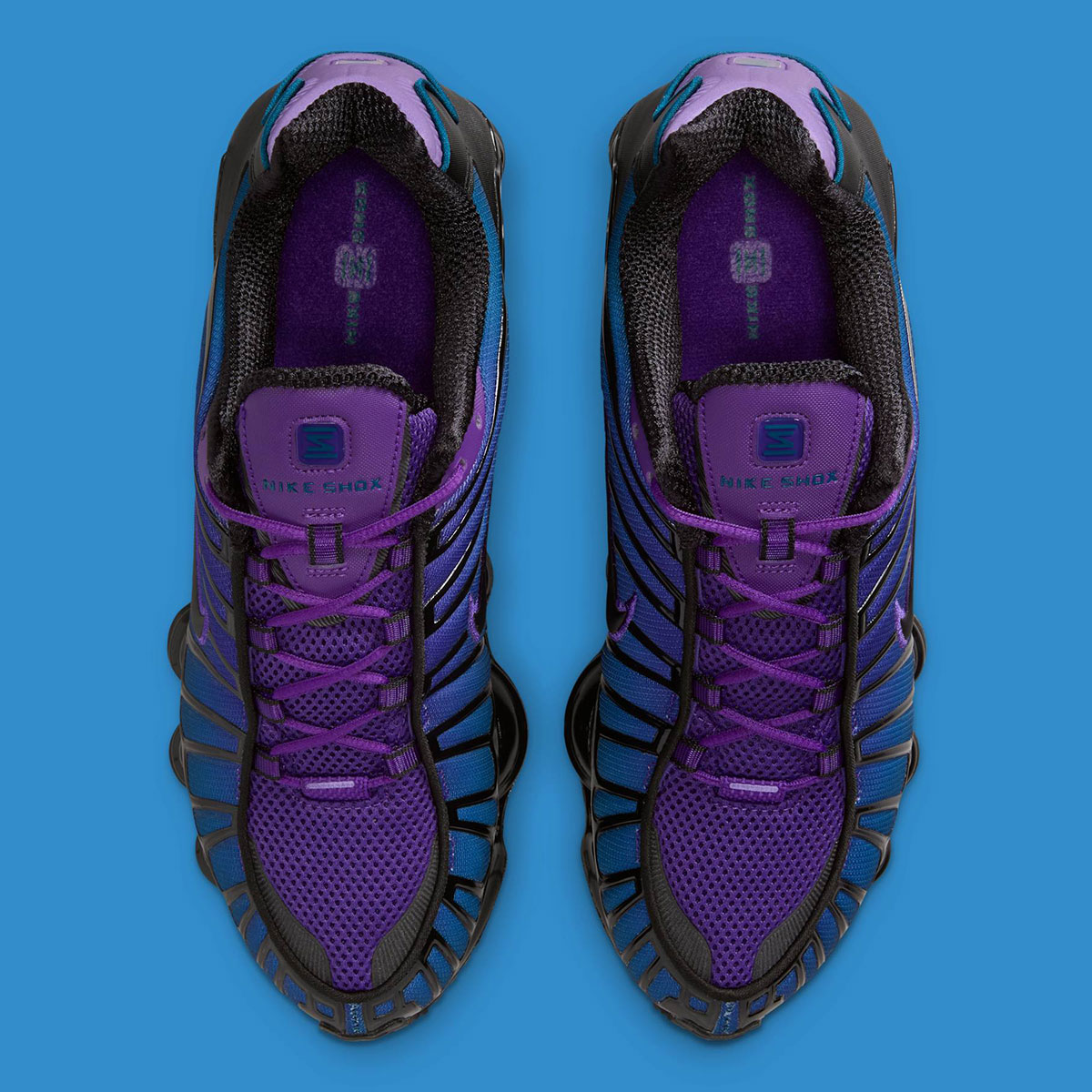 Nike Shox TL "Voltage Purple/Blue Force" AV3595-500 | SneakerNews.com