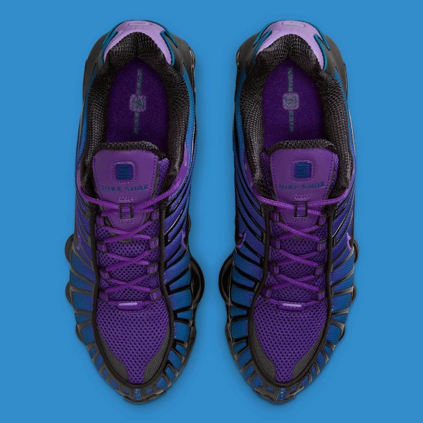 Nike Shox TL "Voltage Purple/Blue Force" AV3595-500 | SneakerNews.com