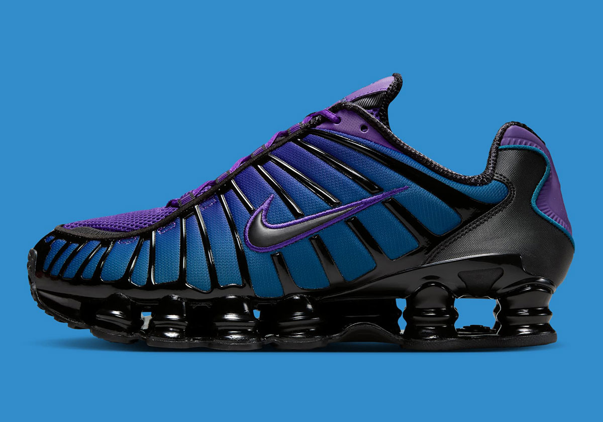 Nike Shox TL "Voltage Purple/Blue Force" AV3595-500 | SneakerNews.com