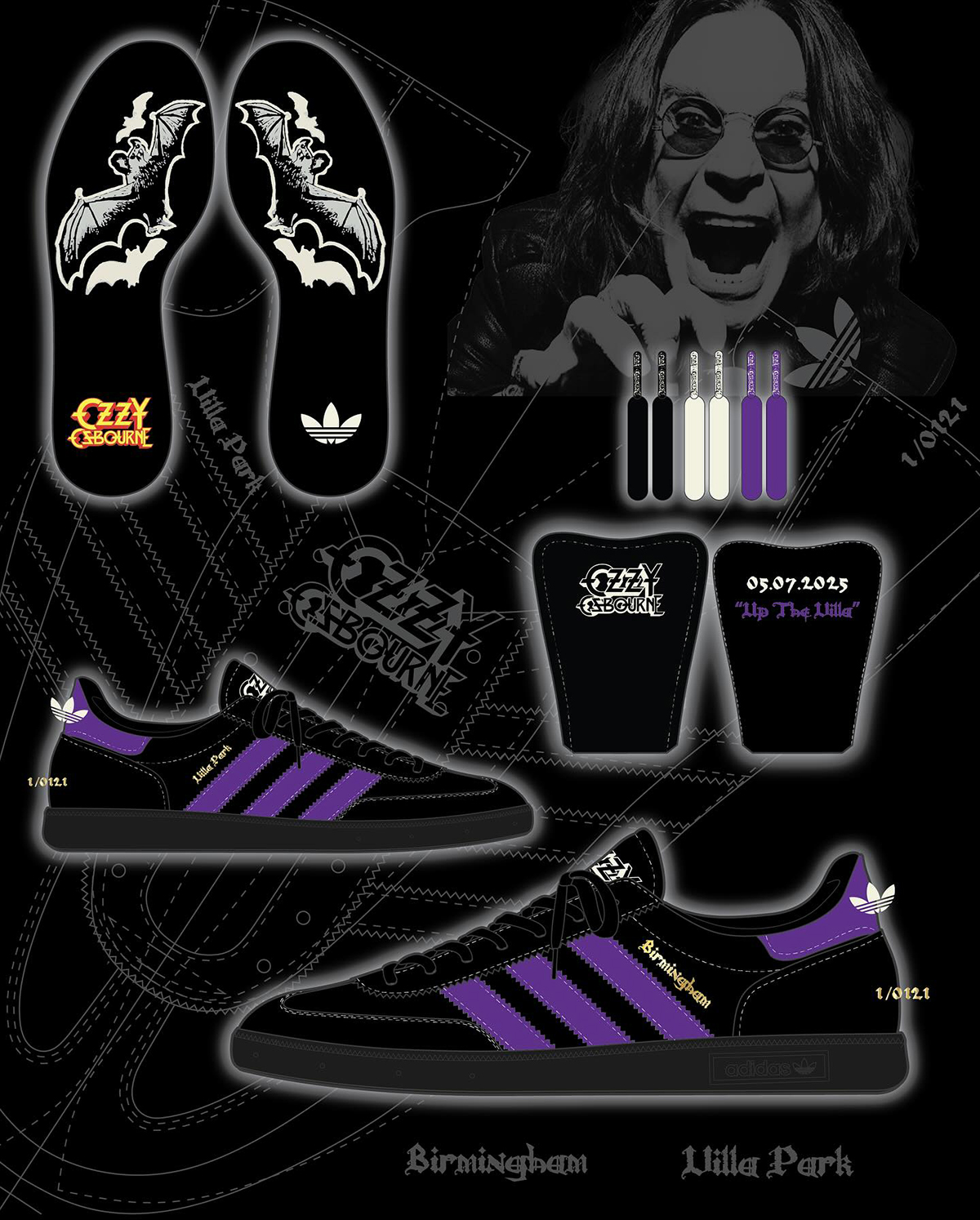 Ozzy Osbourne adidas Birmingham 2025 | SneakerNews.com