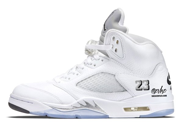 Air Jordan 5 "White Metallic" HQ7978-103 | SneakerNews.com
