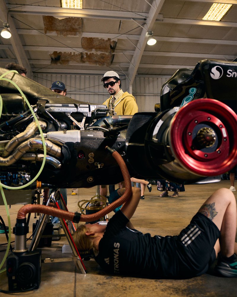 Bad Bunny Mercedes AMG-Petronas F1 adidas | SneakerNews.com