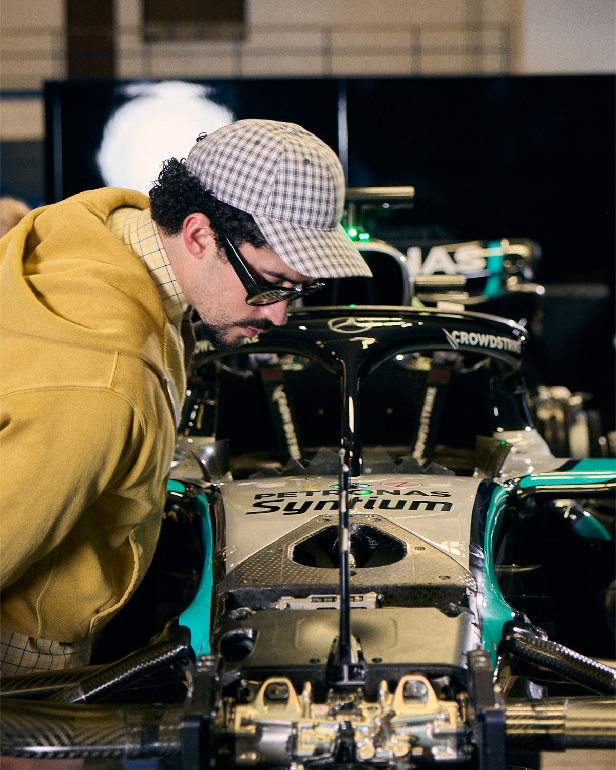 Bad Bunny Mercedes AMG-Petronas F1 adidas | SneakerNews.com