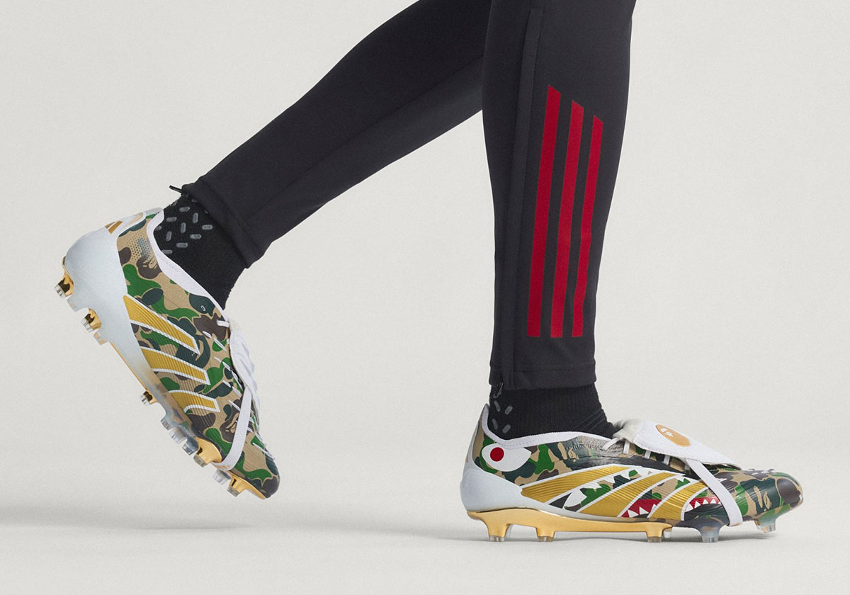 BAPE adidas Soccer Cleats 2025 | SneakerNews.com