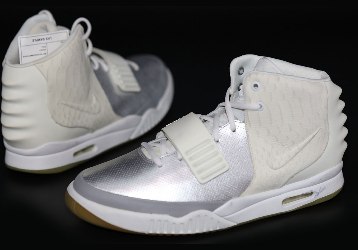 Nike Air Yeezy 2 "Metallic Silver" Sample | SneakerNews.com