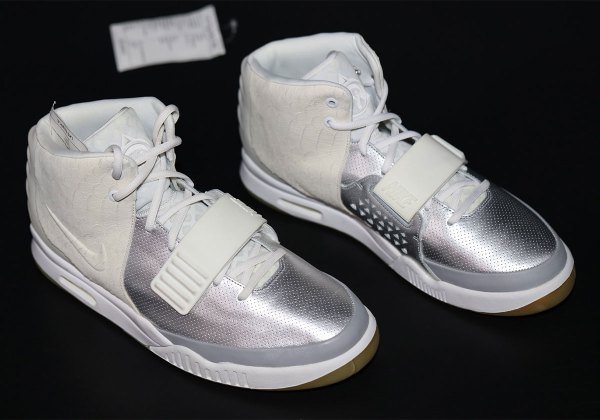 Nike Air Yeezy 2 "Metallic Silver" Sample | SneakerNews.com