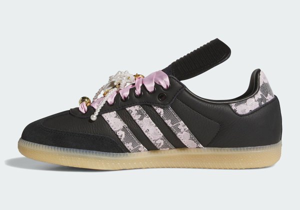 adidas Samba Laces And Pearls KJ6086 | SneakerNews.com