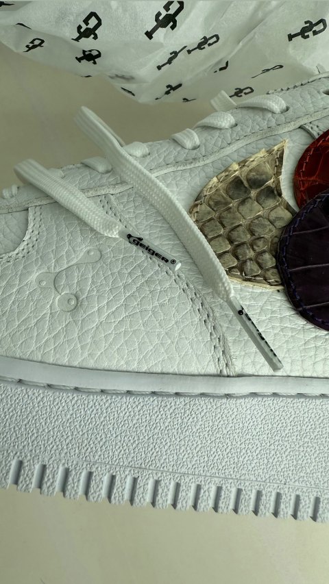 John Geiger Nike Air Force 1 Misplaced Checks | SneakerNews.com