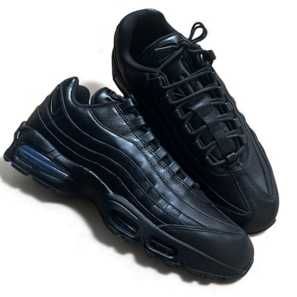 Nike Air Max 95 Triple Black Leather | SneakerNews.com