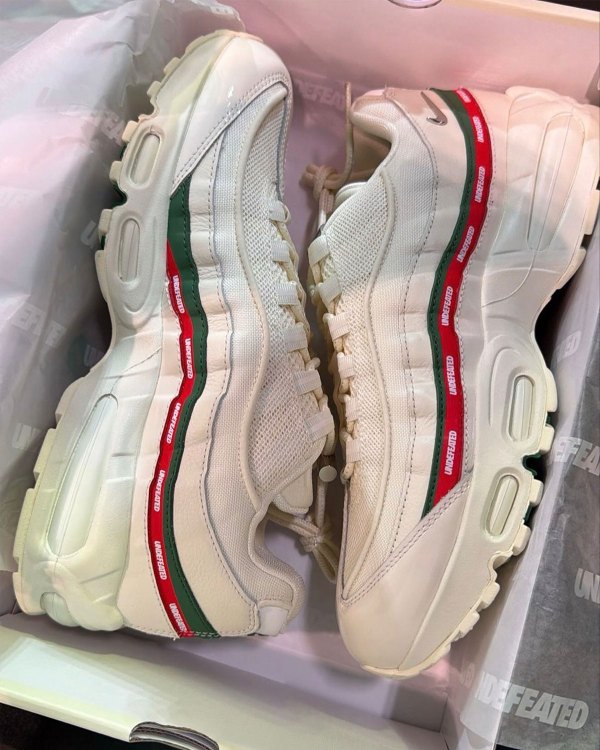 UNDEFEATED Nike Air Max 95 "Sail" IB4453-100 | SneakerNews.com