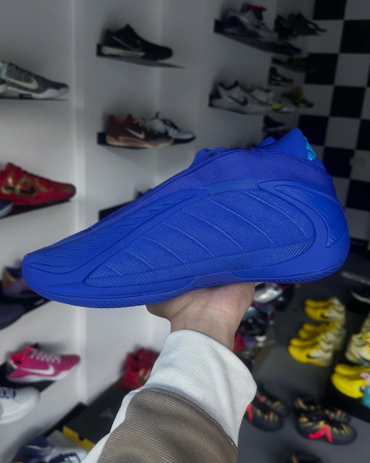 adidas Anthony Edwards 2 "Lucid Blue" JQ9501 | SneakerNews.com