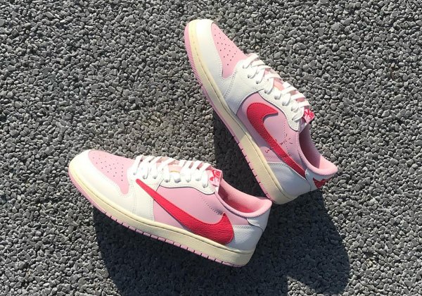 Travis Scott Air Jordan 1 Low Pink Pack 2026 | SneakerNews.com